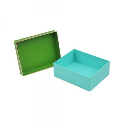 Red Yellow Matt Lamination Rigid Cardboard Gift Boxes Full Color Printing