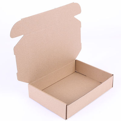 350g Kraft Corrugated Paper Boxes Transparent Gift Box